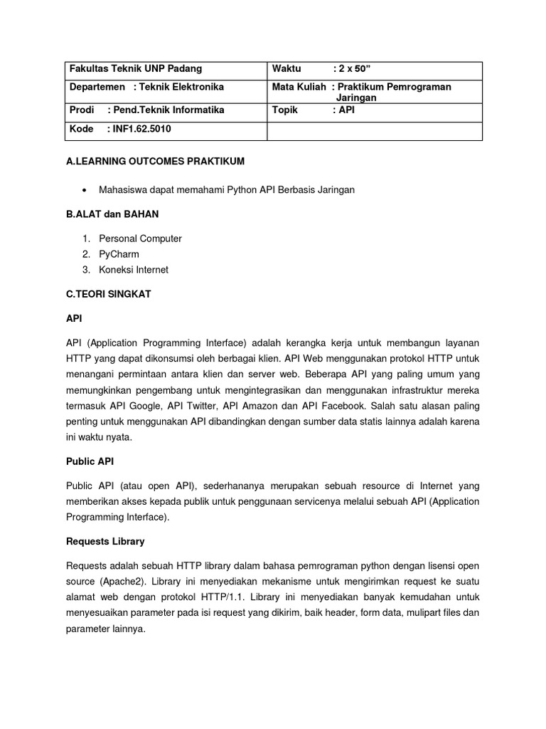 Jobsheet 3 - Praktikum Pemrograman Jaringan | PDF