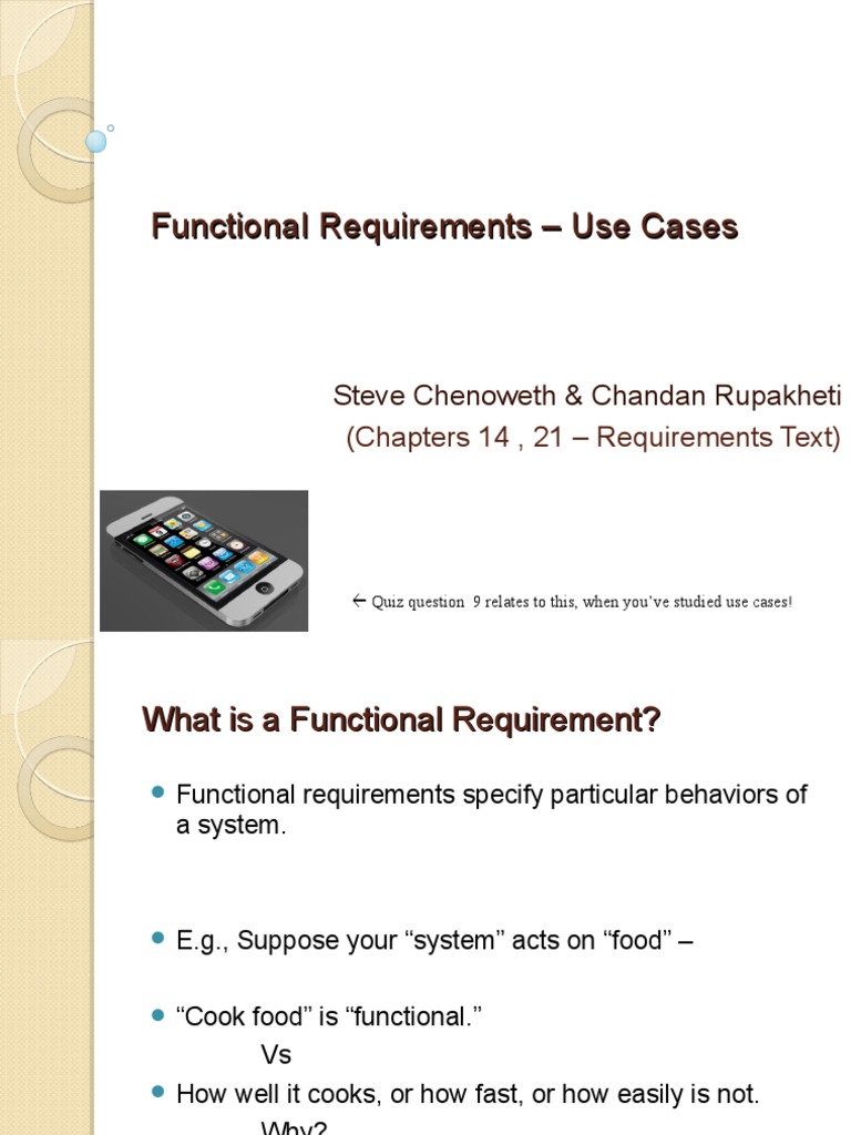 Use Cases | PDF | Use Case | Systems Engineering