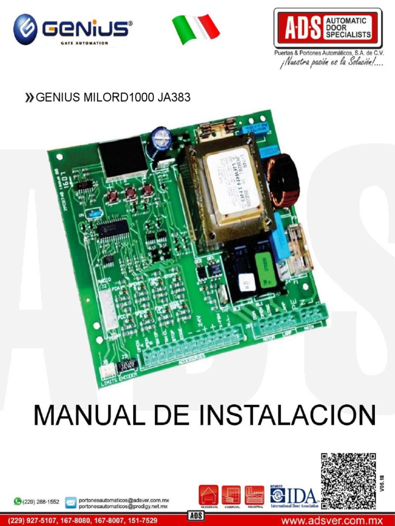 Genius Milord1000 Ja383 | PDF