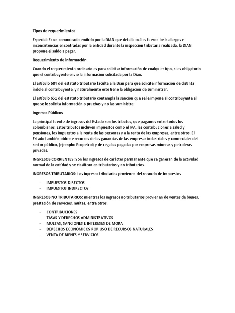 Tipos de Requerimientos | PDF