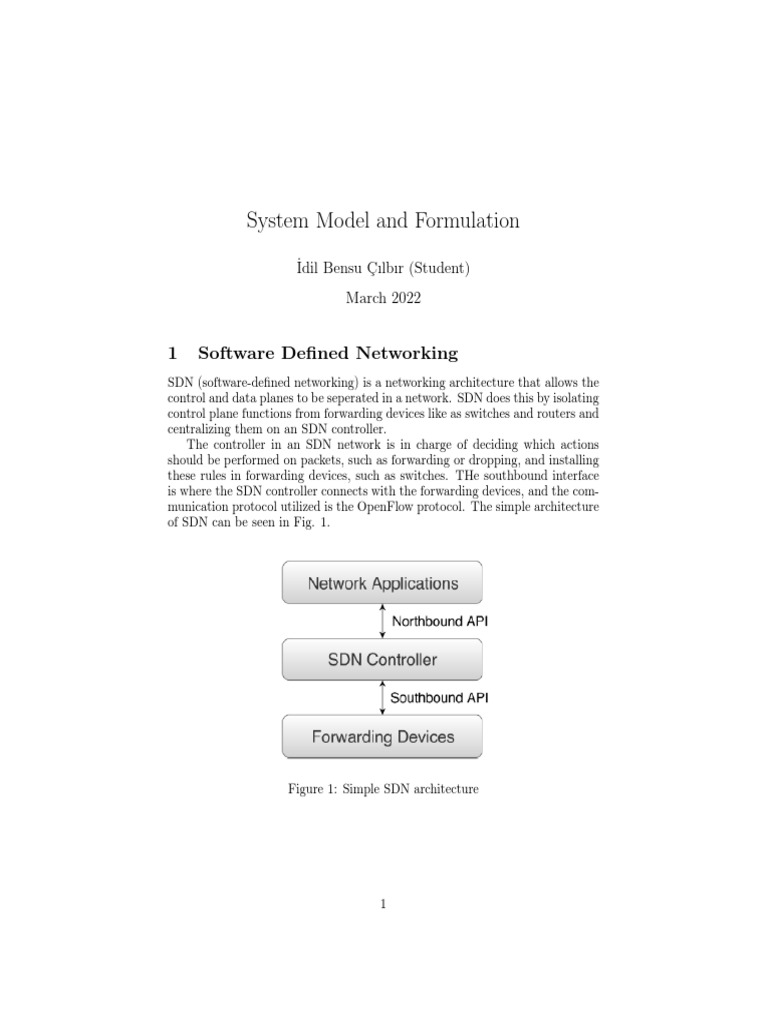 System Model Formulation Pdf Computer Network Routing