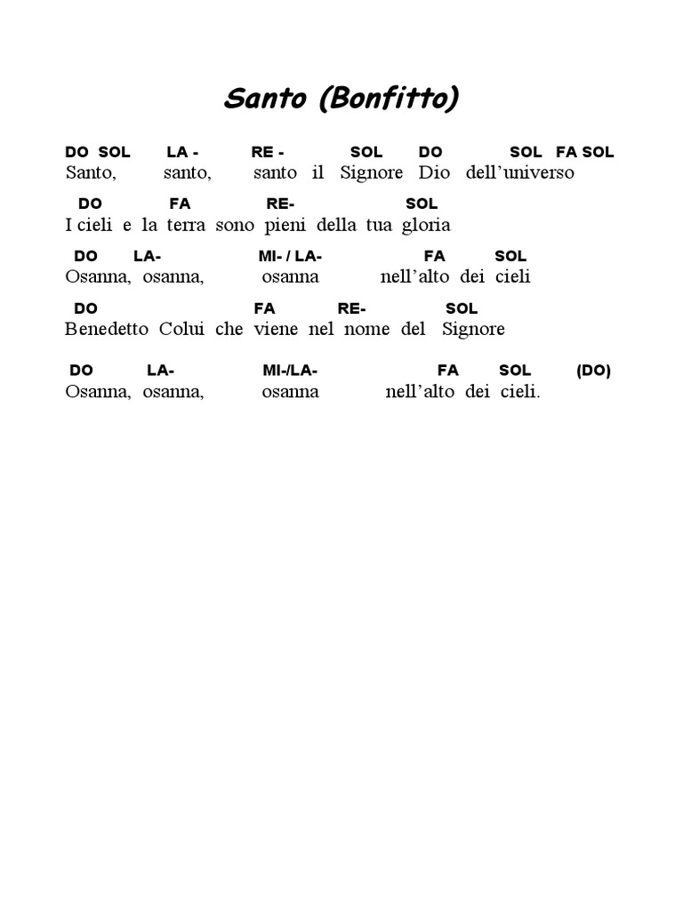 Santo Bonfitto Do | PDF