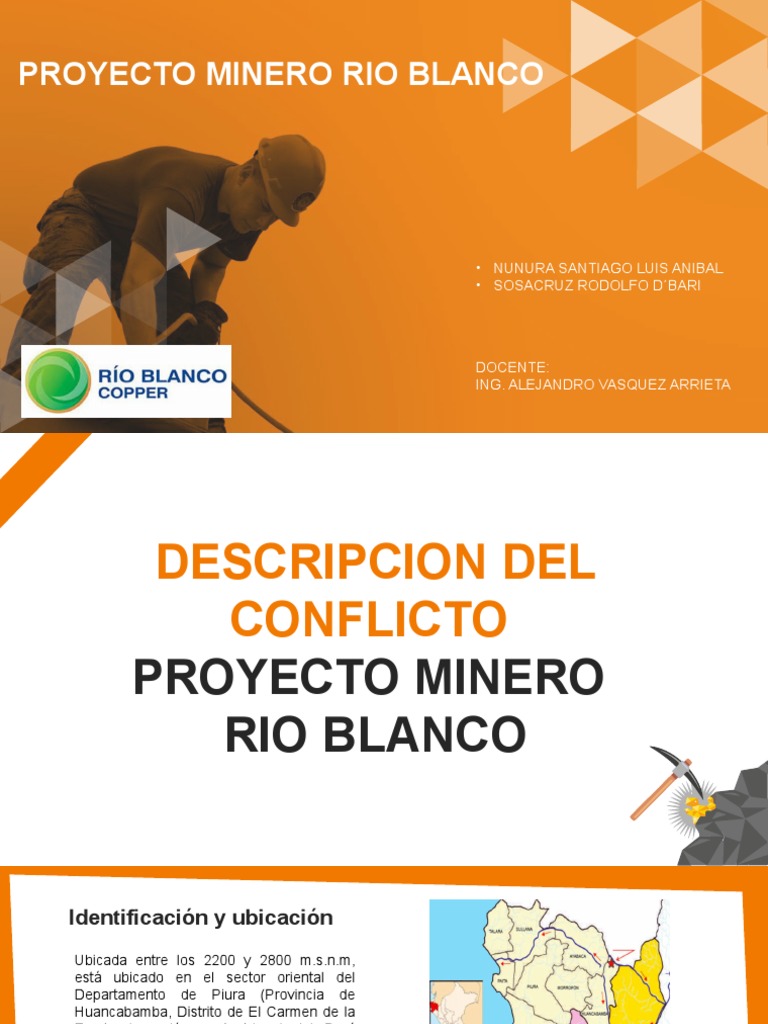 Conflicto del Proyecto Minero Río Blanco | PDF | Perú | Minería