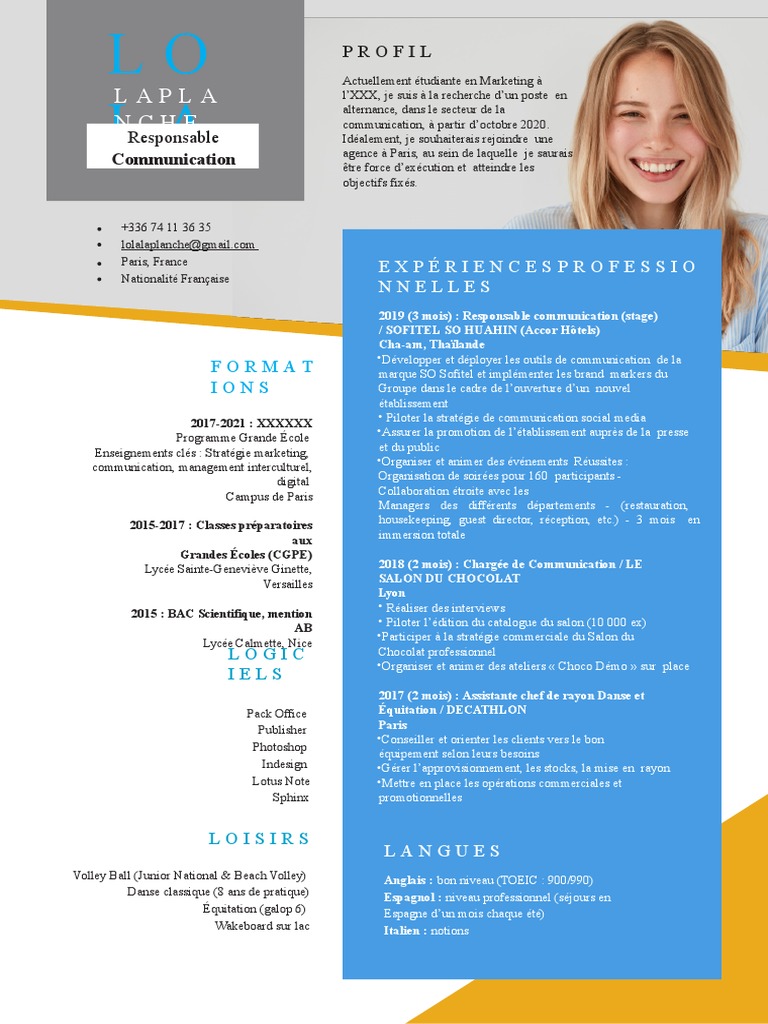 CV 5 | PDF | Business | la communication