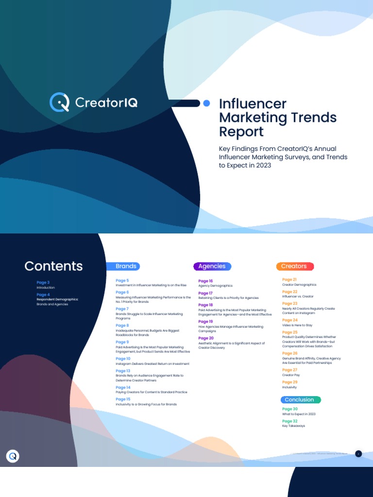 CreatorIQ - Influencer Marketing Trends - Compressed-1 | PDF | Brand ...