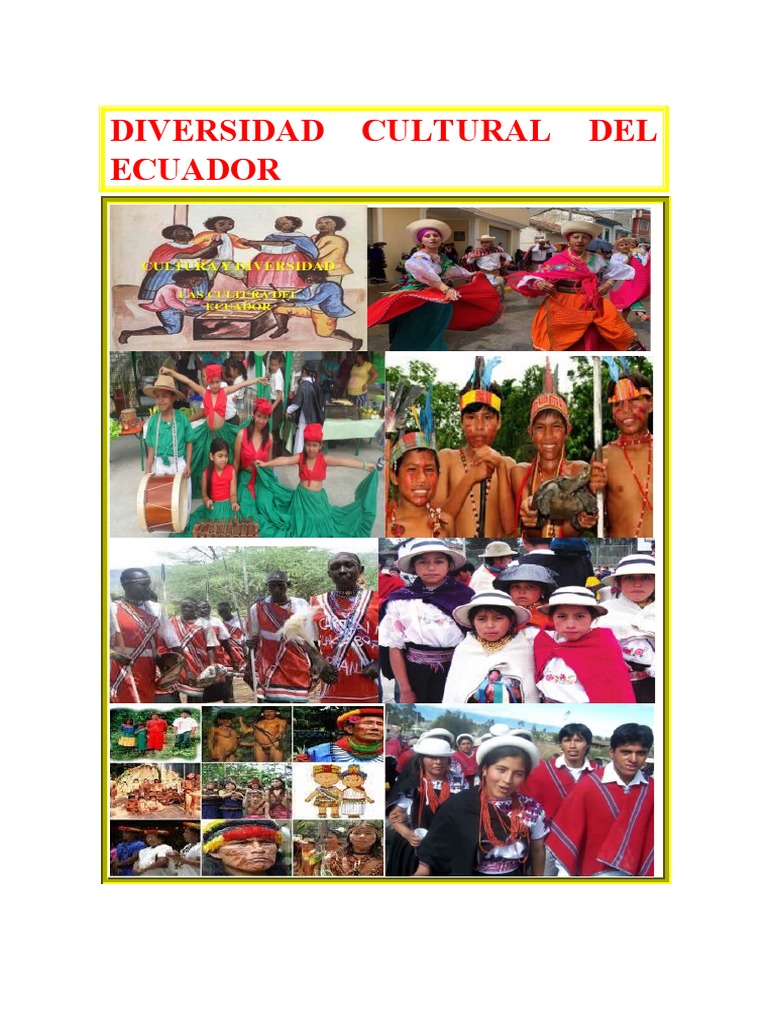 Diversidad Cultural Del Ecuador Pdf