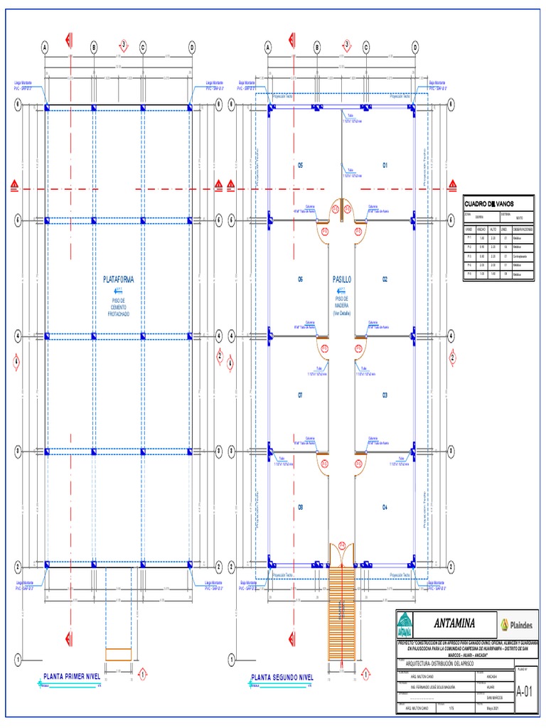 A-01 Planta Aprisco | PDF