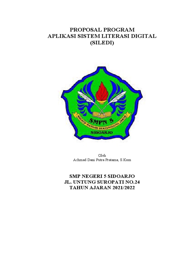 PROPOSAL PROGRAM Literasi | PDF
