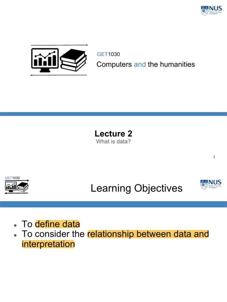 Lecture 2 Pdf Data Metadata