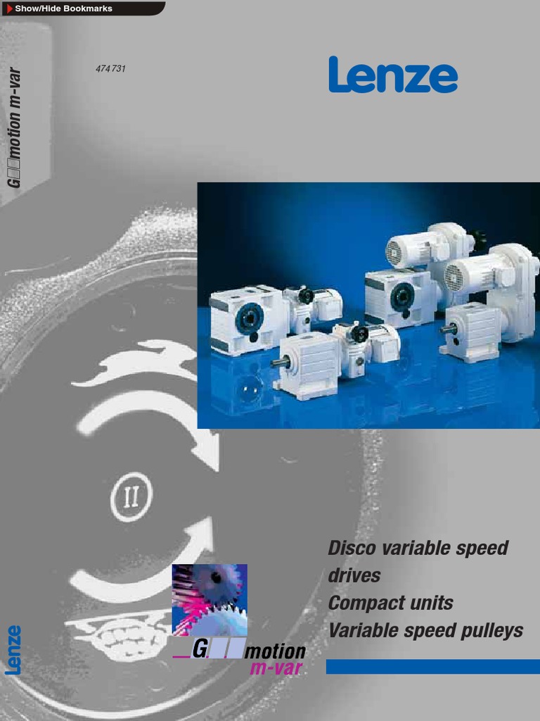 Disco Variable Speed Drives v2-0 en | PDF | Electric Motor | Gear