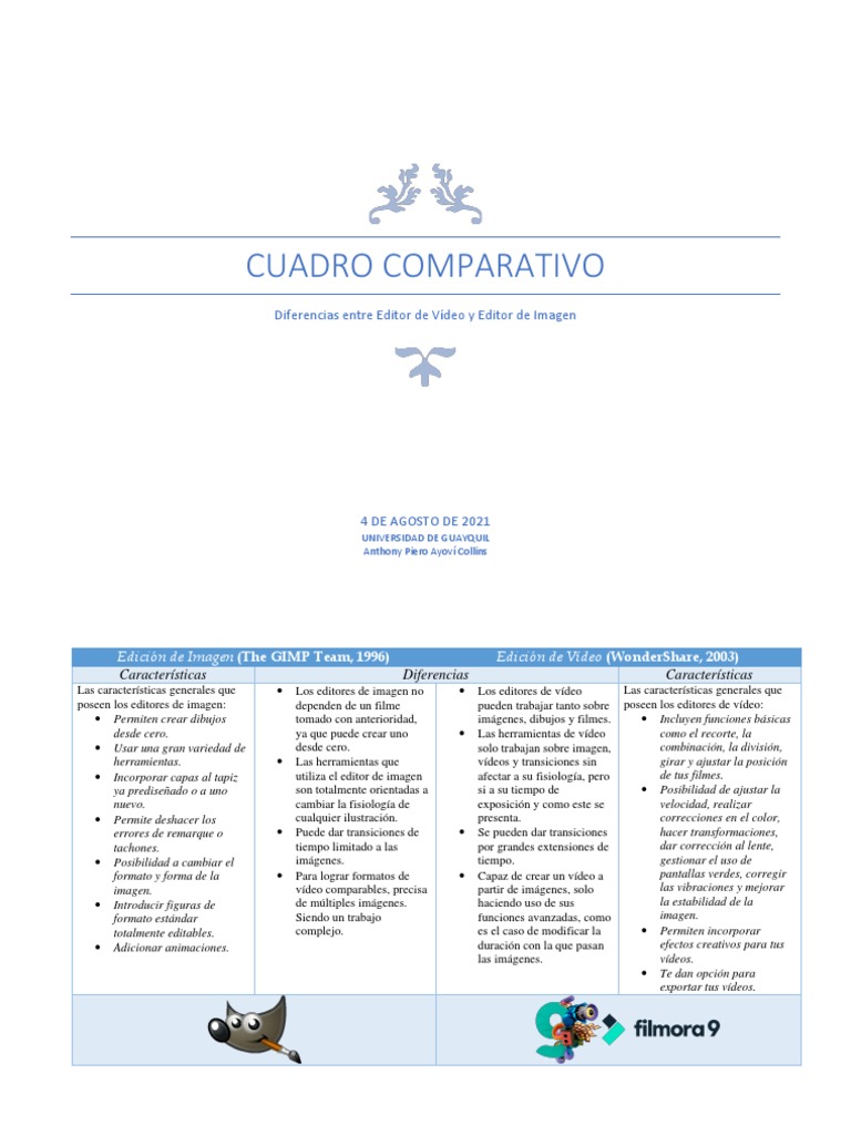 Cuadro Comparativo | PDF | Informática