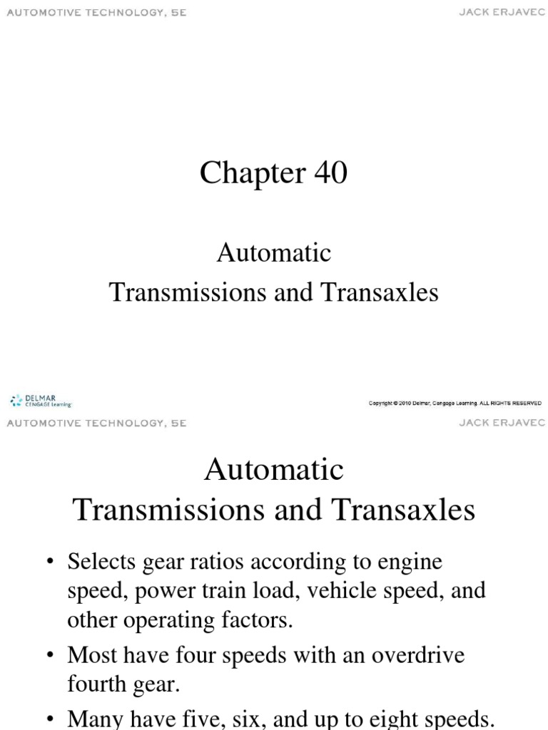 Automatic Transmissions Guide | PDF | Automatic Transmission | Clutch