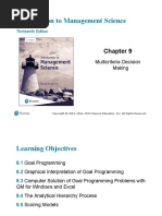 Chapters 16-18 Multiple-Goal Decision Analysis II: Goals As Constraints ...