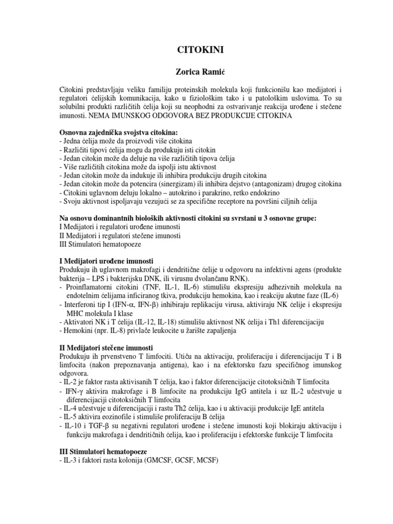 Citokini | PDF