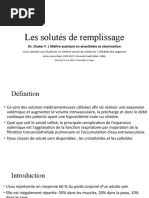 Solutés de remplissage : types et critères | PDF | Spécialités médicales | Médecine clinique
