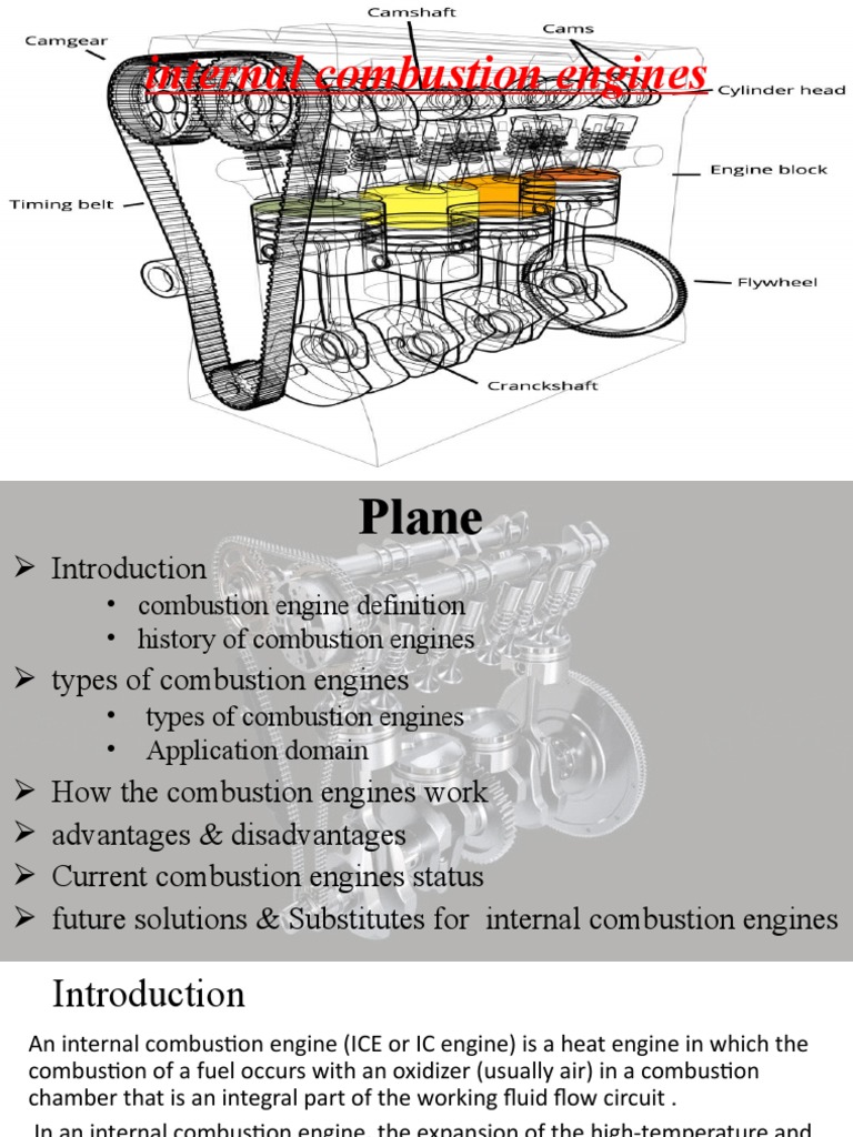 Presentation Internal Combustion Engine | PDF | Internal Combustion Engine | Diesel Engine