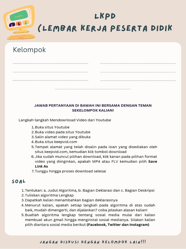 LKPD Pemrograman Dasar | PDF