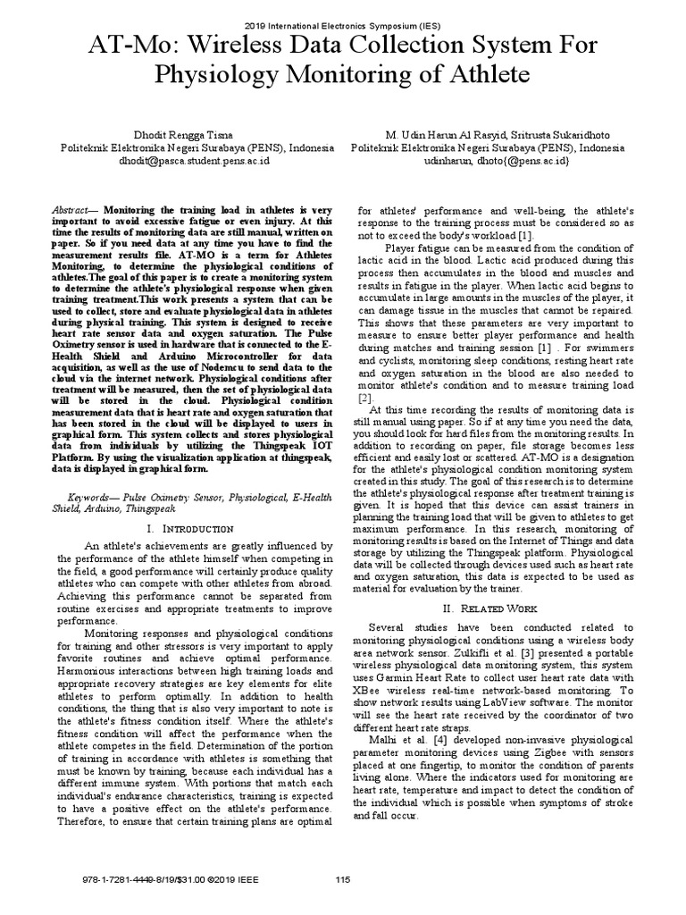 AT-Mo: Wireless Data Collection System For Physiology Monitoring of ...