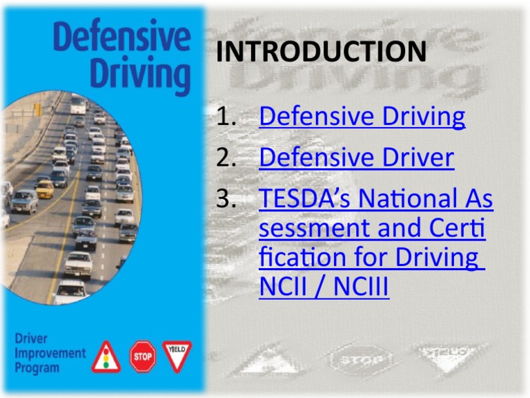 Intro To Defensive Driving | PDF