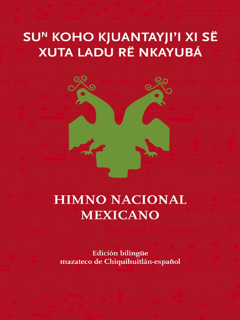 Folleto Himno Nacional Mexico Mazateco | PDF