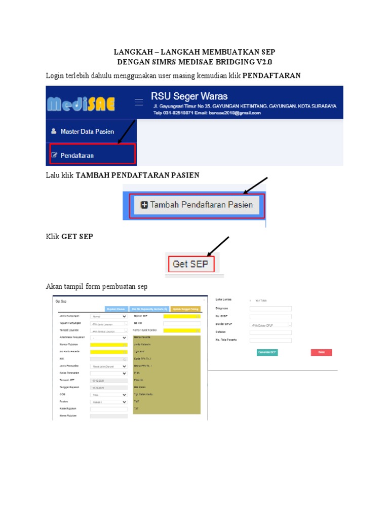 Langkah - Langkah Pembuatan Sep | PDF