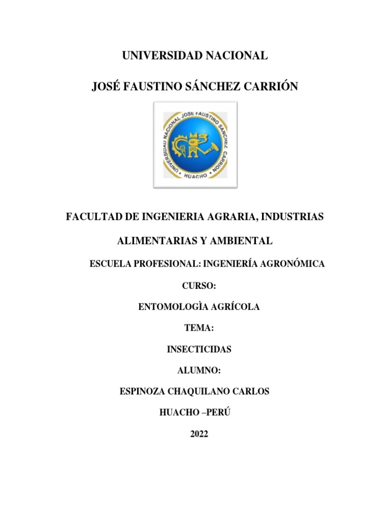 Plagas | PDF | Ddt | Insecticida