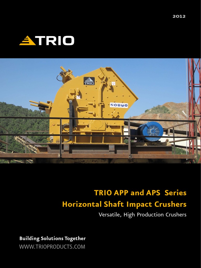 TRIO Horizontal Shaft Impact Crushers | PDF | Equipment | Mechanical Engineering