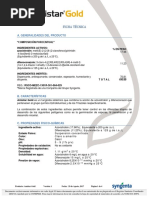 Ficha Técnica Timorex Gold Syngenta (México) | PDF | Agua | Residuos