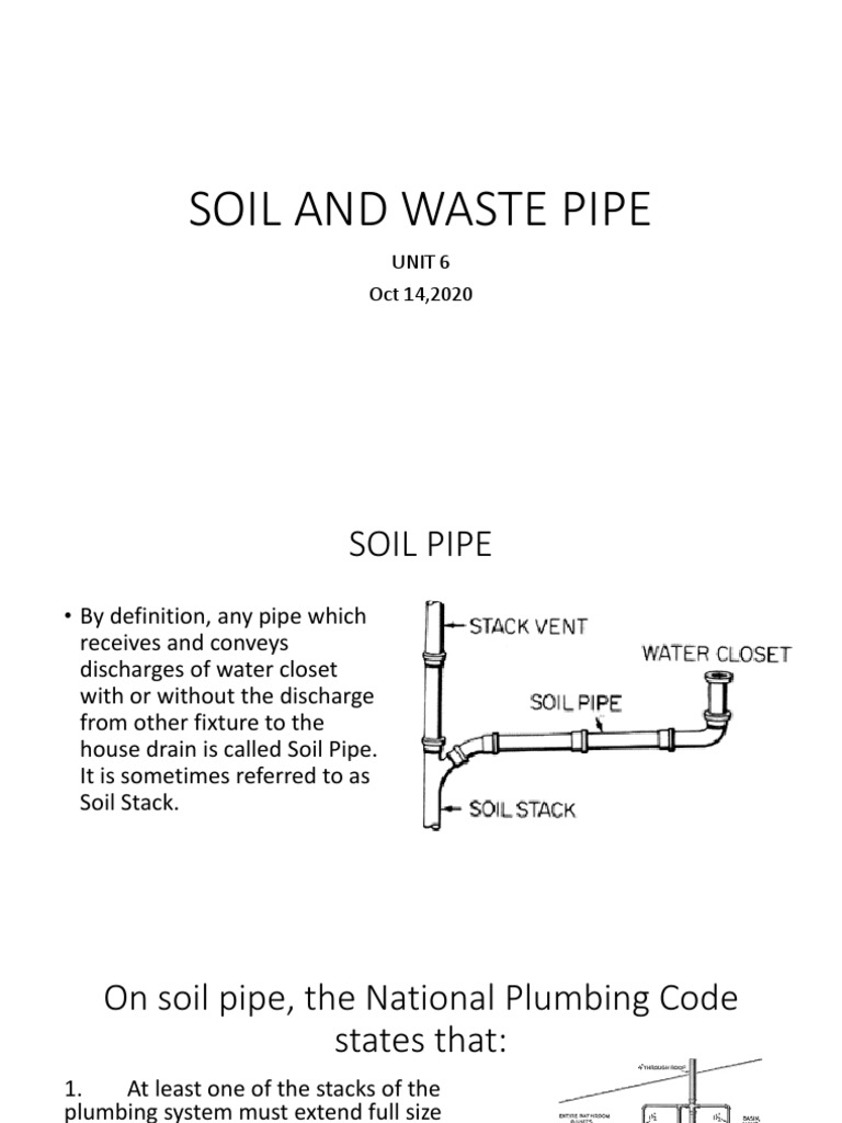 Soil and Waste Pipe | PDF | Plumbing | Home