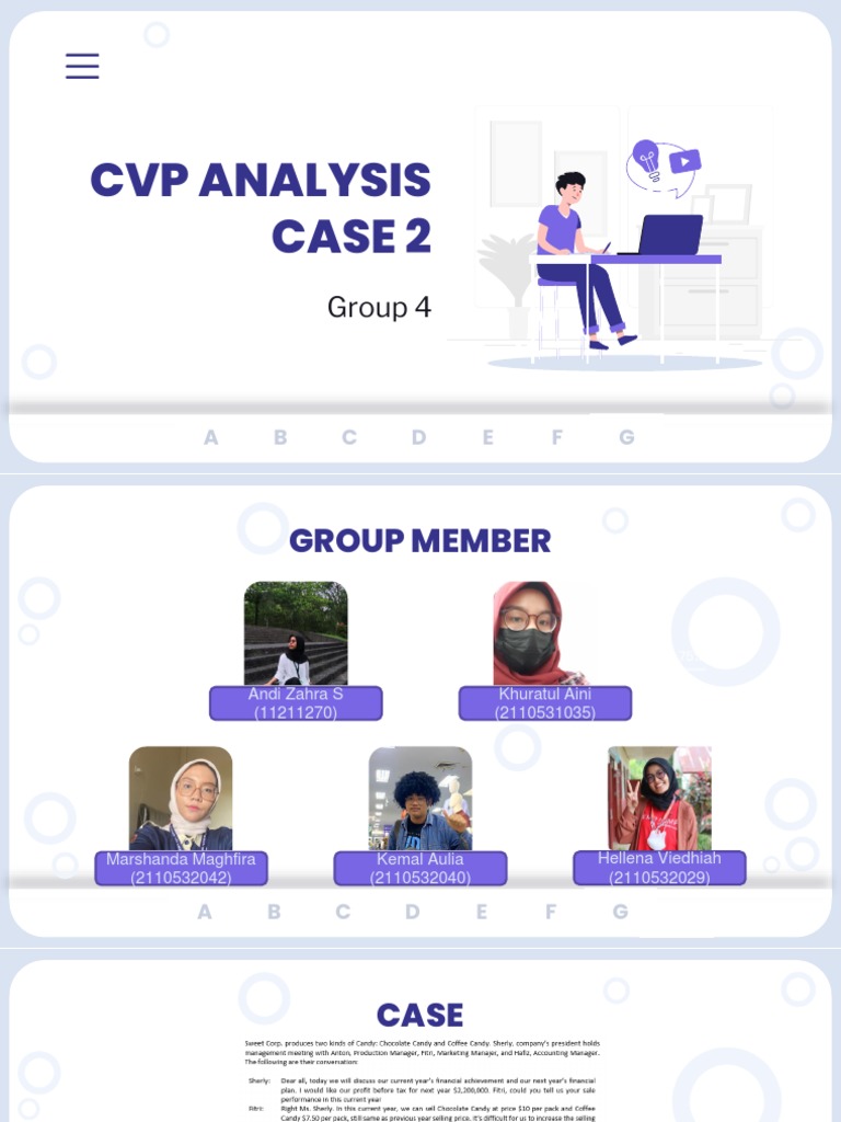 Case 2 CVP Analysis Group 4 | PDF