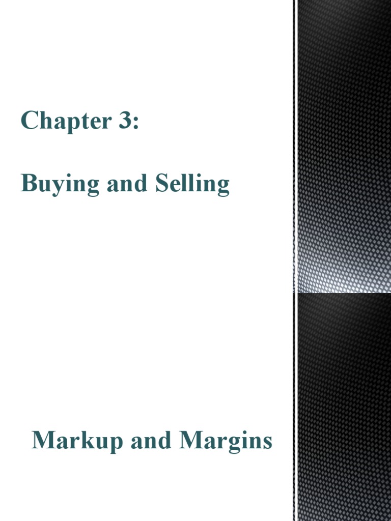 Week 6 - Markup and Margin | PDF | Prices | Percentage