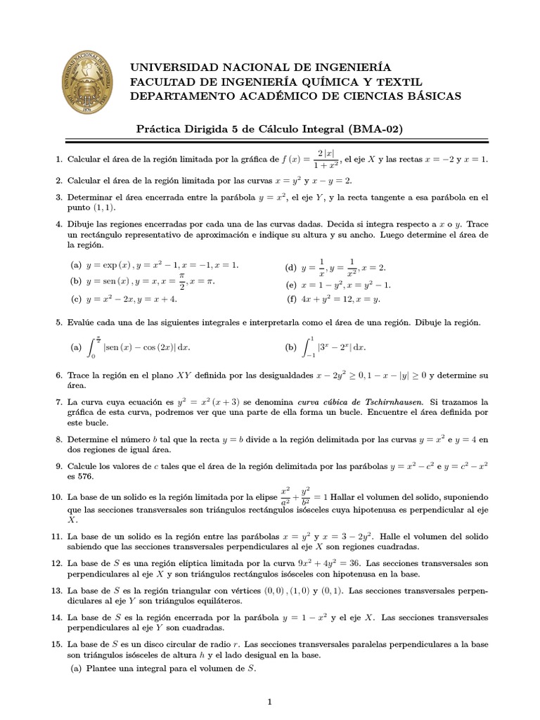 Cálculo Integral - Areas y Volúmen | PDF | Triángulo | Integral