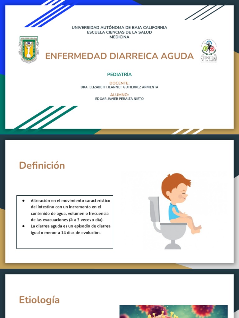 Enfermedad Diarreica Aguda - Pediatría (Plan ABC) | PDF | Diarrea | Deshidración