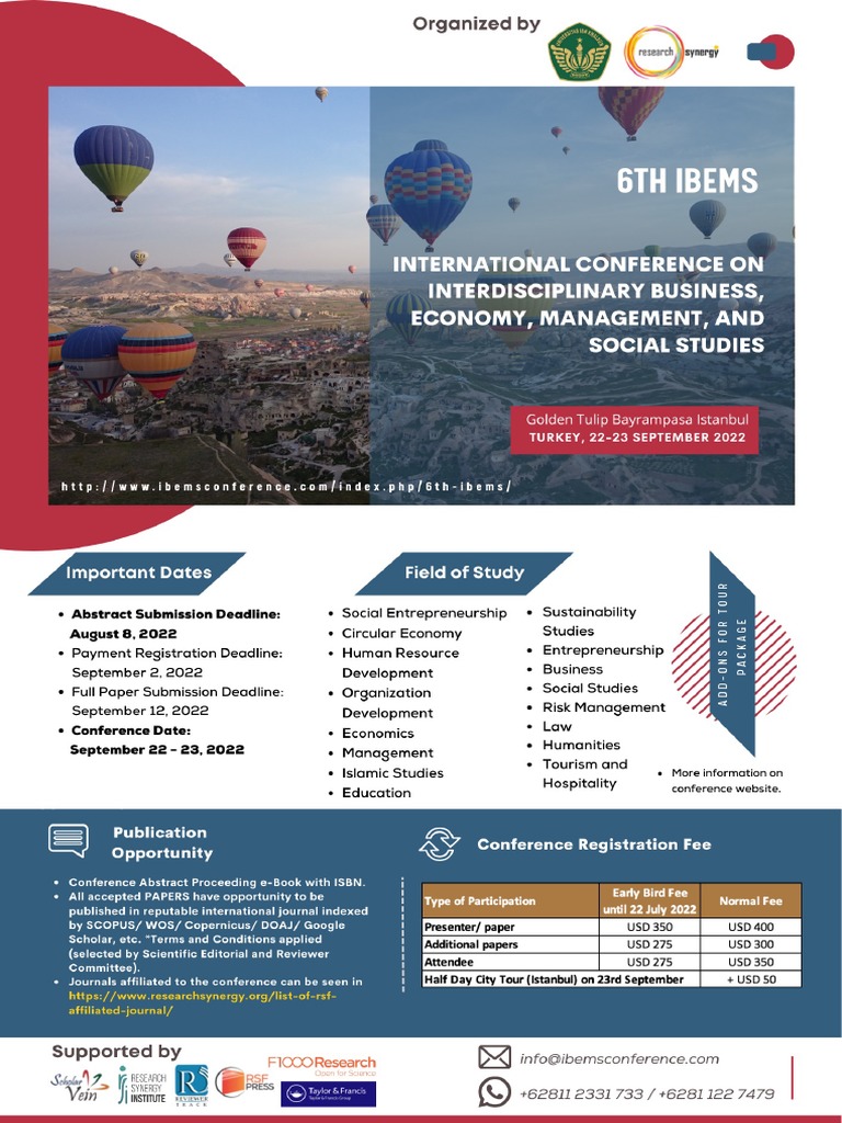 Turkey Conference and Tour Package | PDF