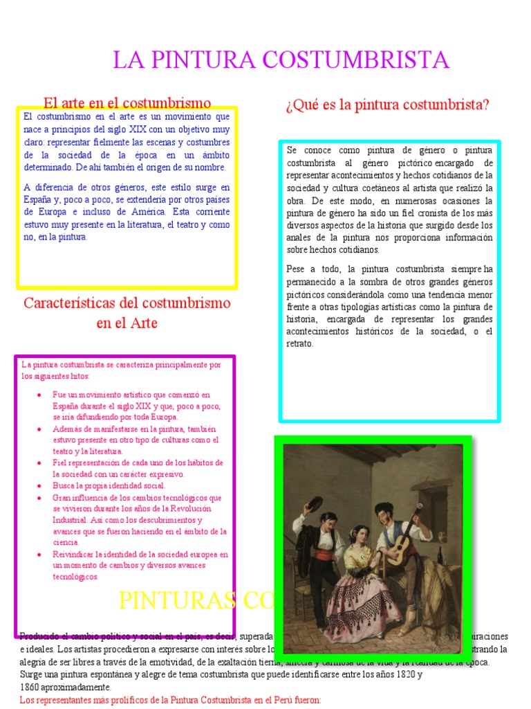 Arte Costumbrismo-2022 | PDF | Pinturas | Perú