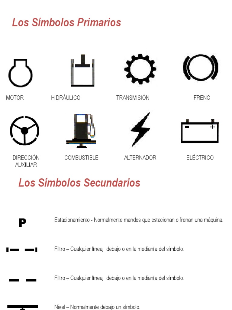 SIMBOLOGIA UNIVERSAL - Camión de Extracción | PDF | Presión | Motores