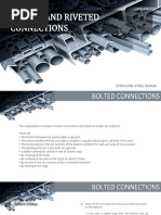 Bolted Connections Sample Problem 1:: Solution | PDF | Rivet | Screw