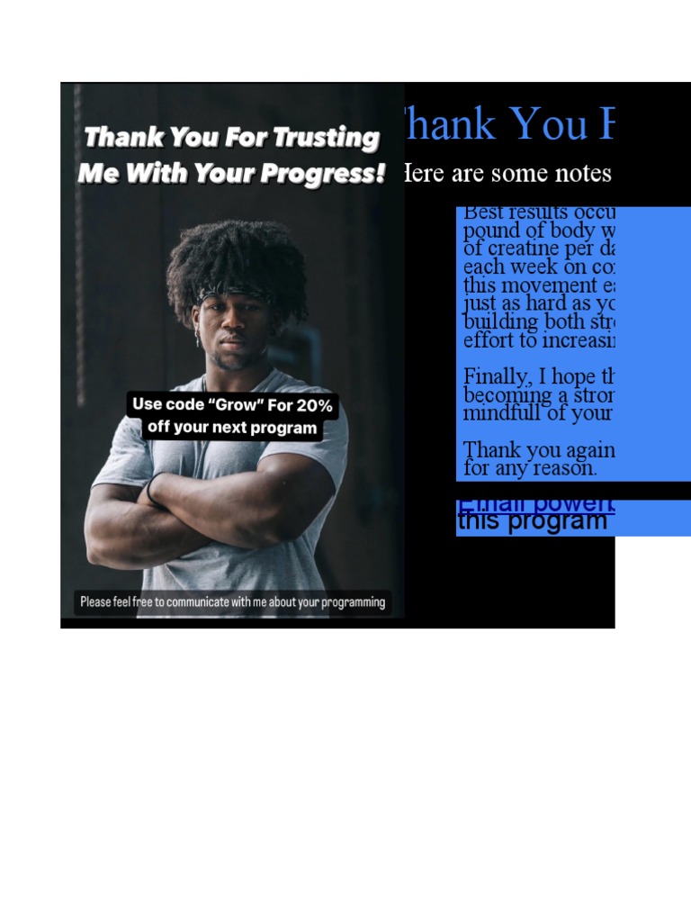 Phase 2 - 16 Week PowerBuilding Program | PDF | Recreation | Physical ...