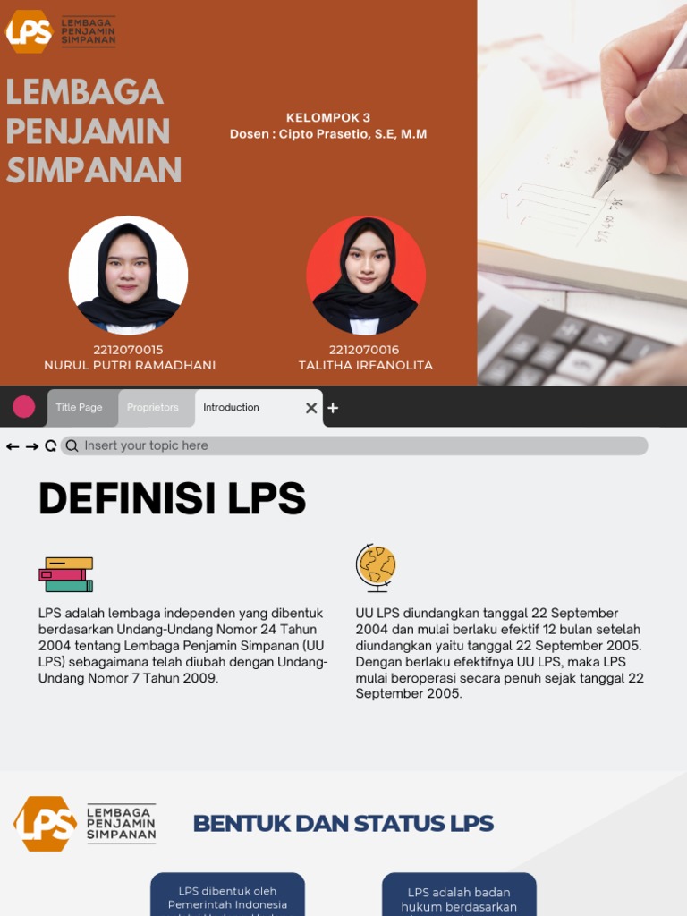 Lembaga Penjamin Simpanan | PDF