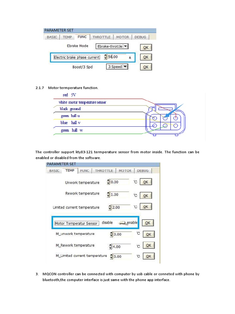 Motor Temperature Sensor Guide | PDF