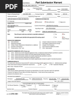 AIAG PPAP Cover Sheet | PDF | Procurement | Customer