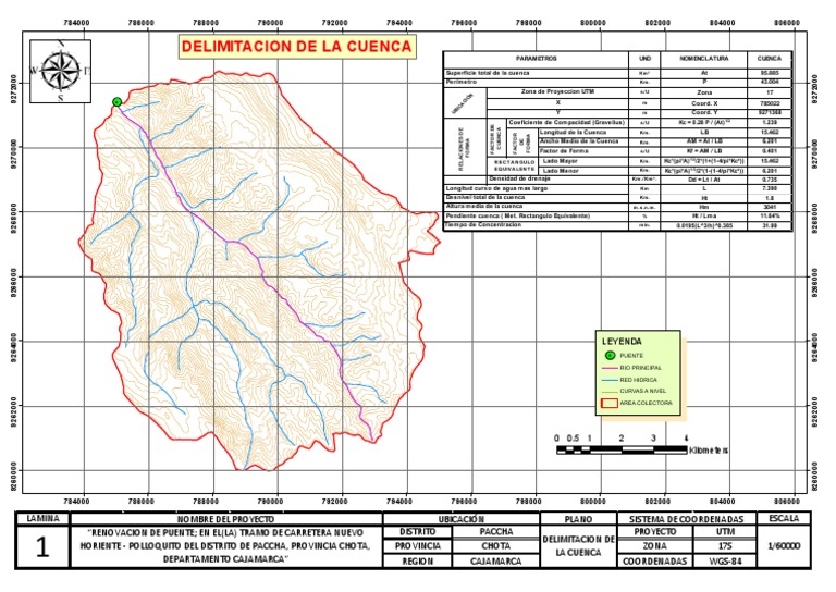 Delimitacion de La Cuenca | PDF | Ciencias de la Tierra | Ingeniería ...
