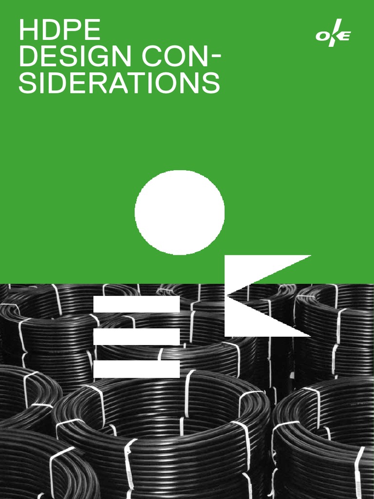 OKE HDPE DesignConsiderations | PDF | Pipe (Fluid Conveyance) | Pressure