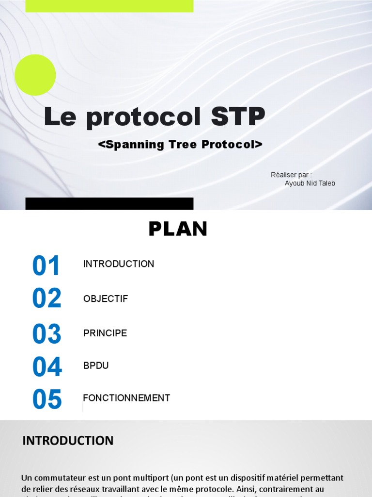 Le Protocol STP | PDF | Protocoles de communication | Transmission des ...