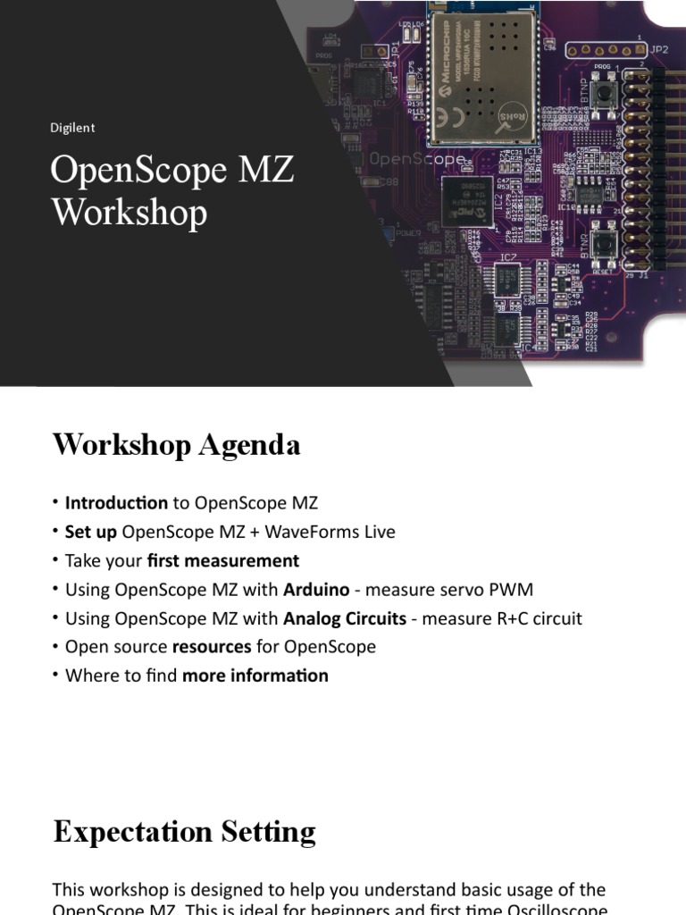 Openscope MZ Workshop - Analog Parts Kit | PDF | Electronic Circuits ...