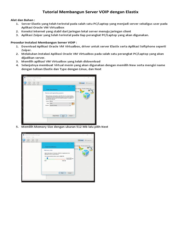 Tutorial Membangun Server VOIP Dengan Elastix | PDF