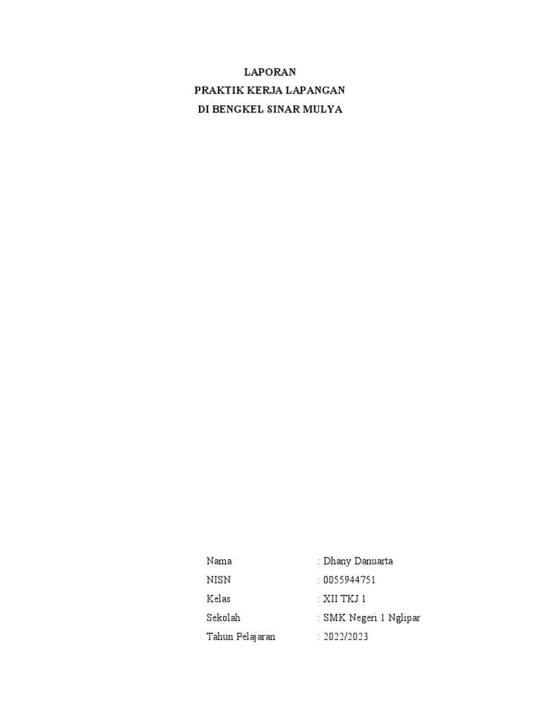 Laporan Mexel Ariya Marselino | PDF