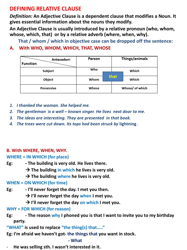 Relative Clause PDF | PDF | Linguistics | Grammar