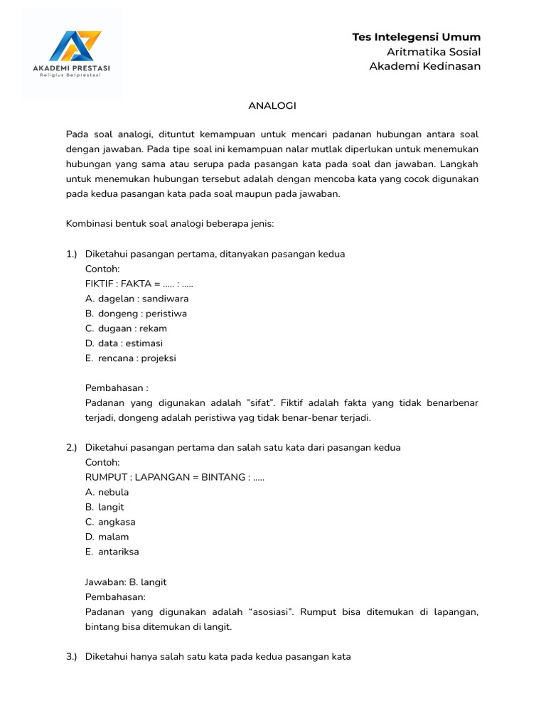 Materi - Analogi | PDF