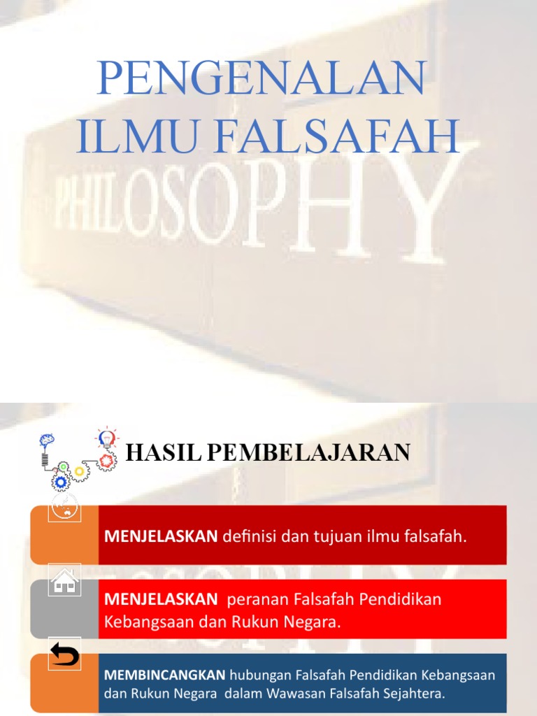 Bab 1 - Pengenalan Ilmu Falsafah | PDF